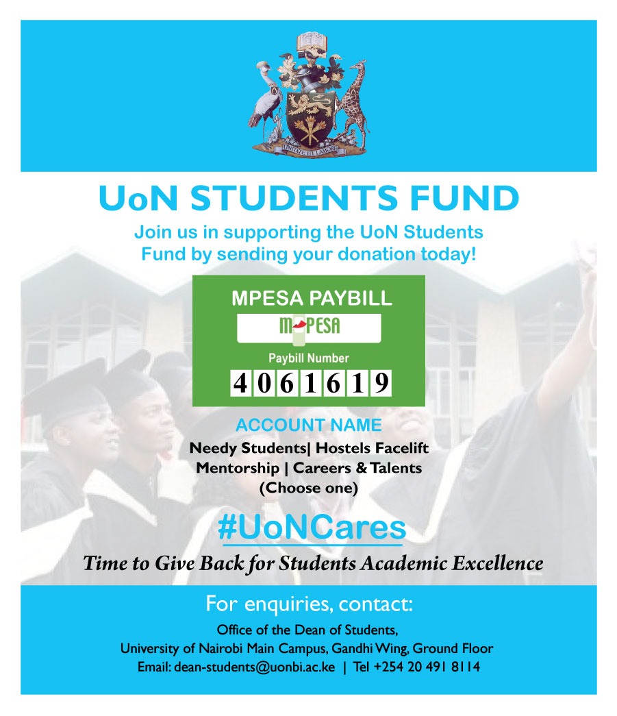 INVITATION TO SUPPORT THE UoN STUDENTS FUND | DEPARTMENT OF PLANT ...